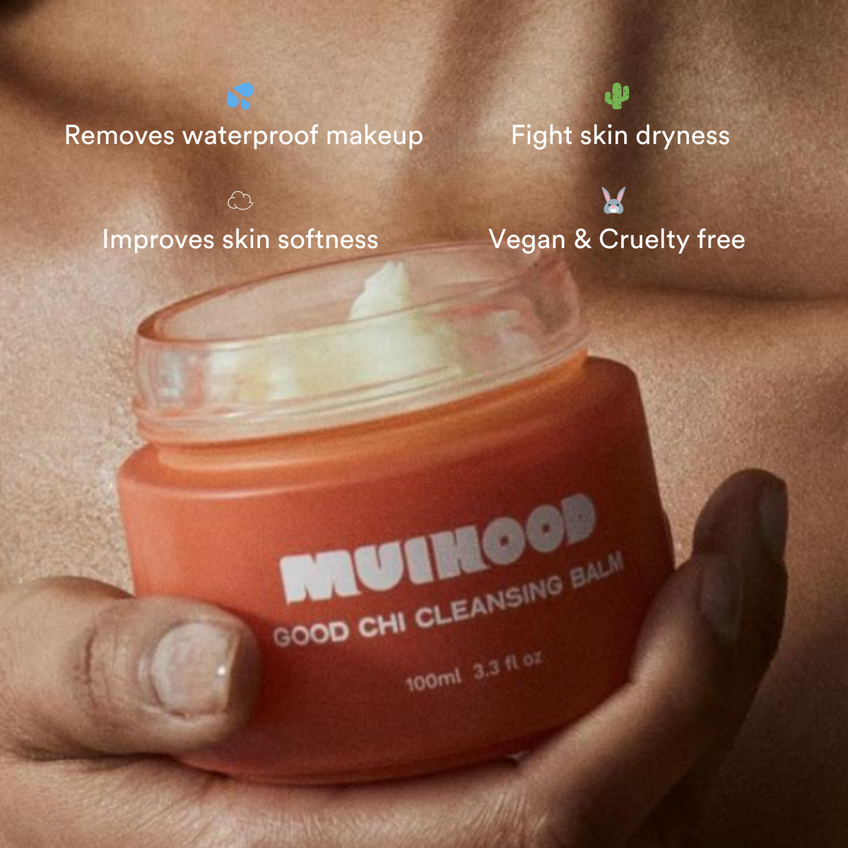 Muihood Good Chi Cleansing Balm. Traditional Chinese Medicine Skincare